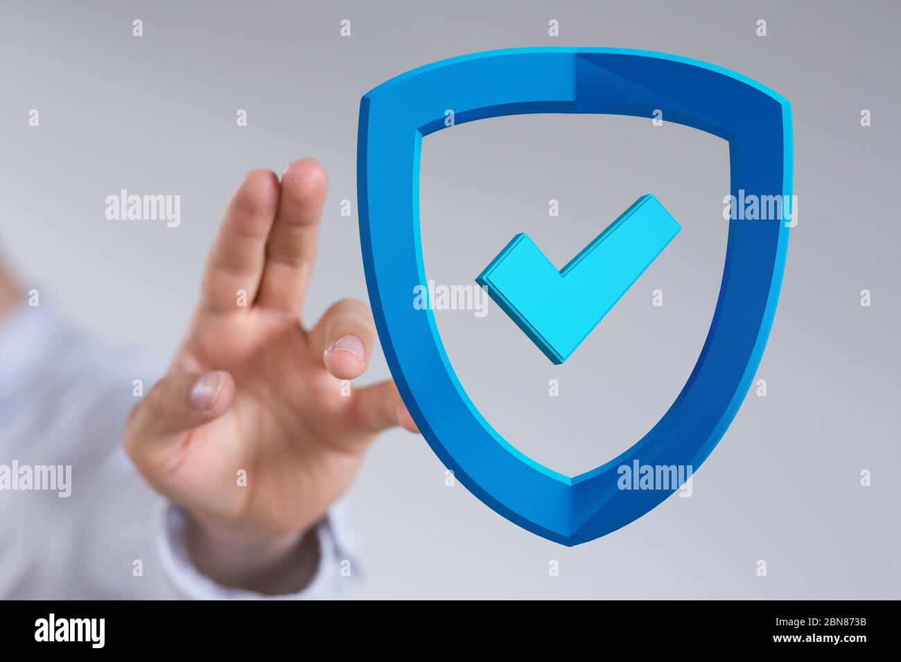 A security data code digital in hand Stock Photo - Alamy