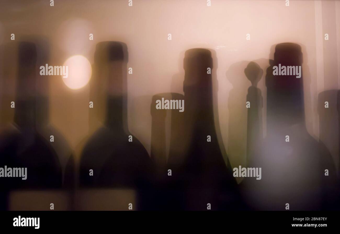 Creative wine bottle image Stock Photo - Alamy