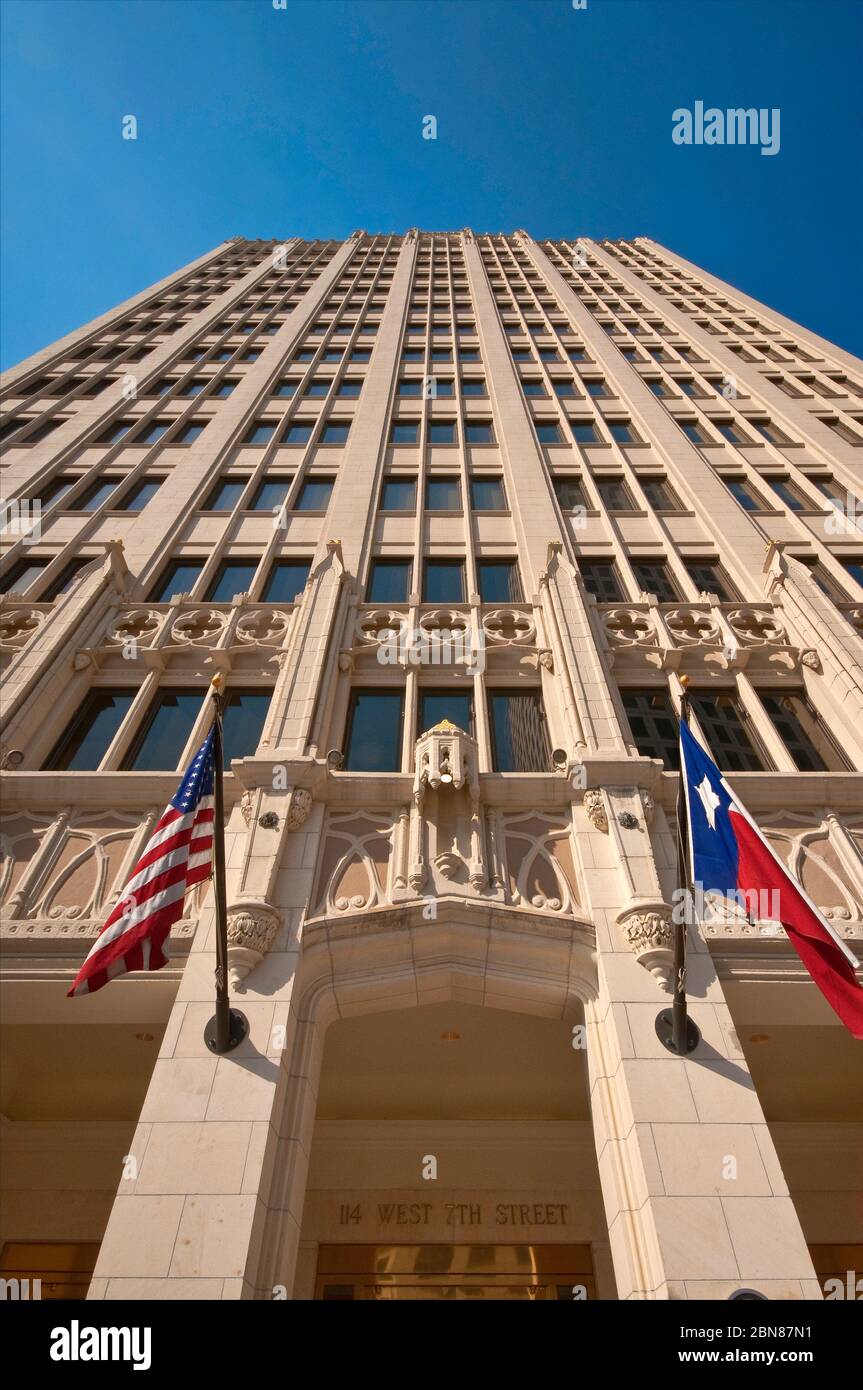 Norwood Tower, historic office tower in Gothic Revival style, the ...