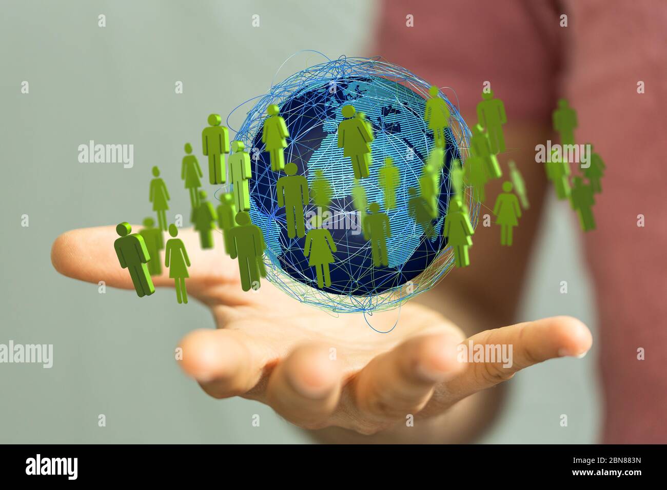 A Big Data Visualization Network Connection Structure Network Stock