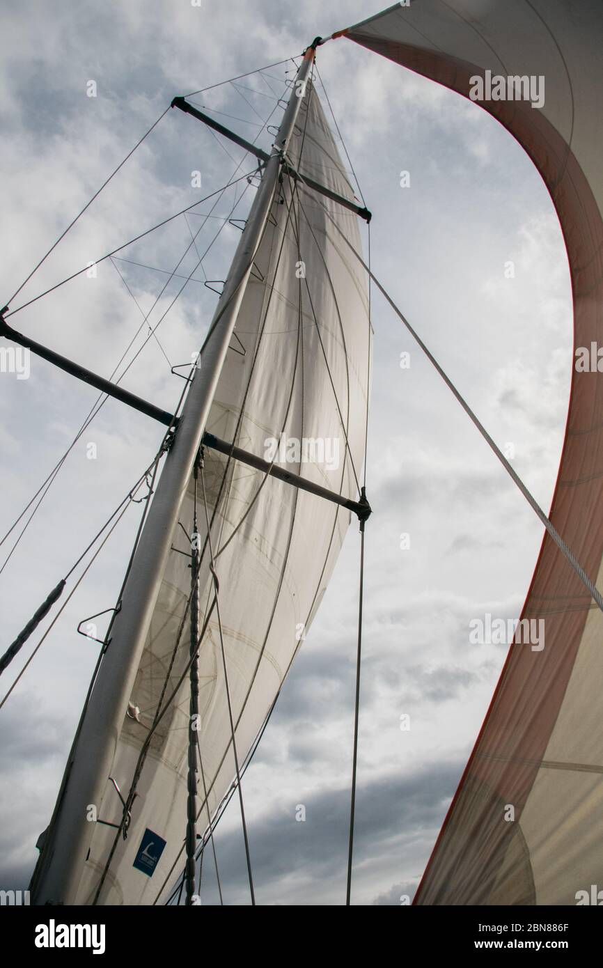 Sailing in the Beagle Channel, ecological tourist, Ushuaia, Fin del ...