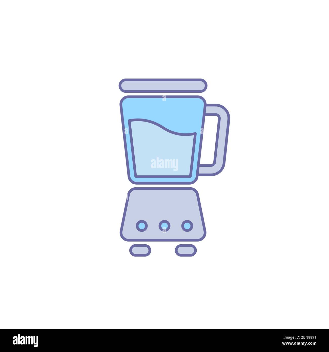 Blender vector icon symbol tool isolated on white background Stock ...