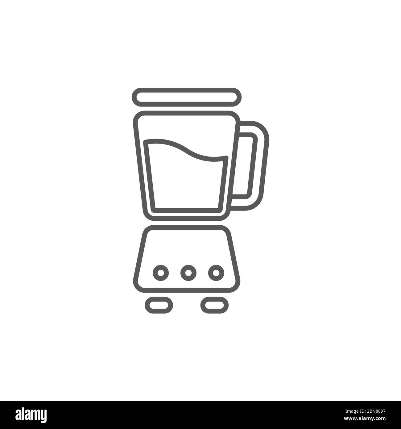 Blender vector icon symbol tool isolated on white background Stock ...