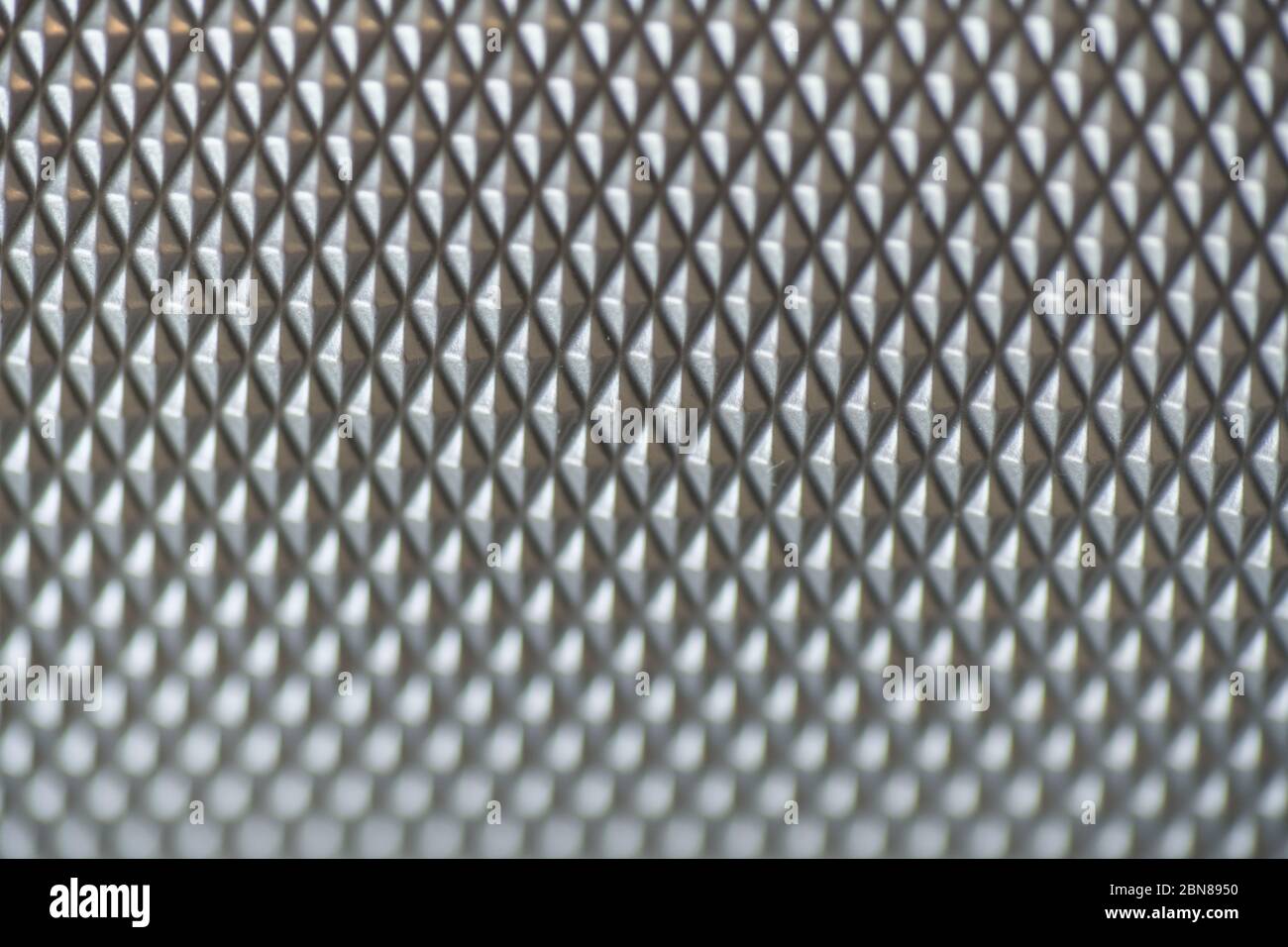 Pattern of gray diamonds, background, plastic macro Stock Photo - Alamy