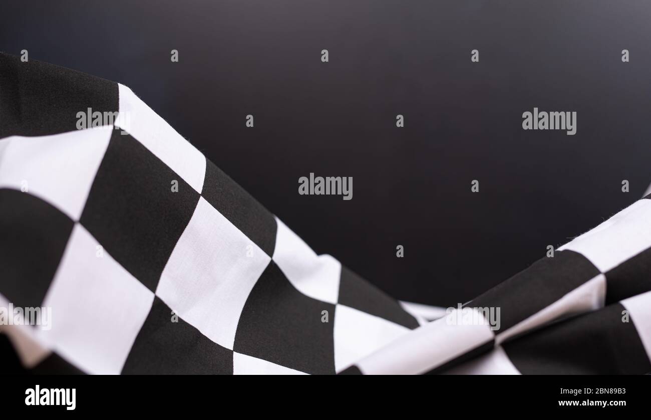 A finish flag finishflag background muster Stock Photo - Alamy