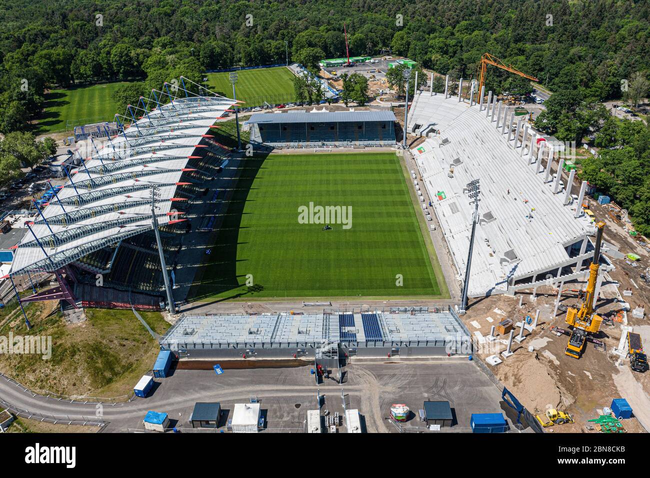 Karlsruhe, Deutschland. 12th May, 2020. Stadium overview ...