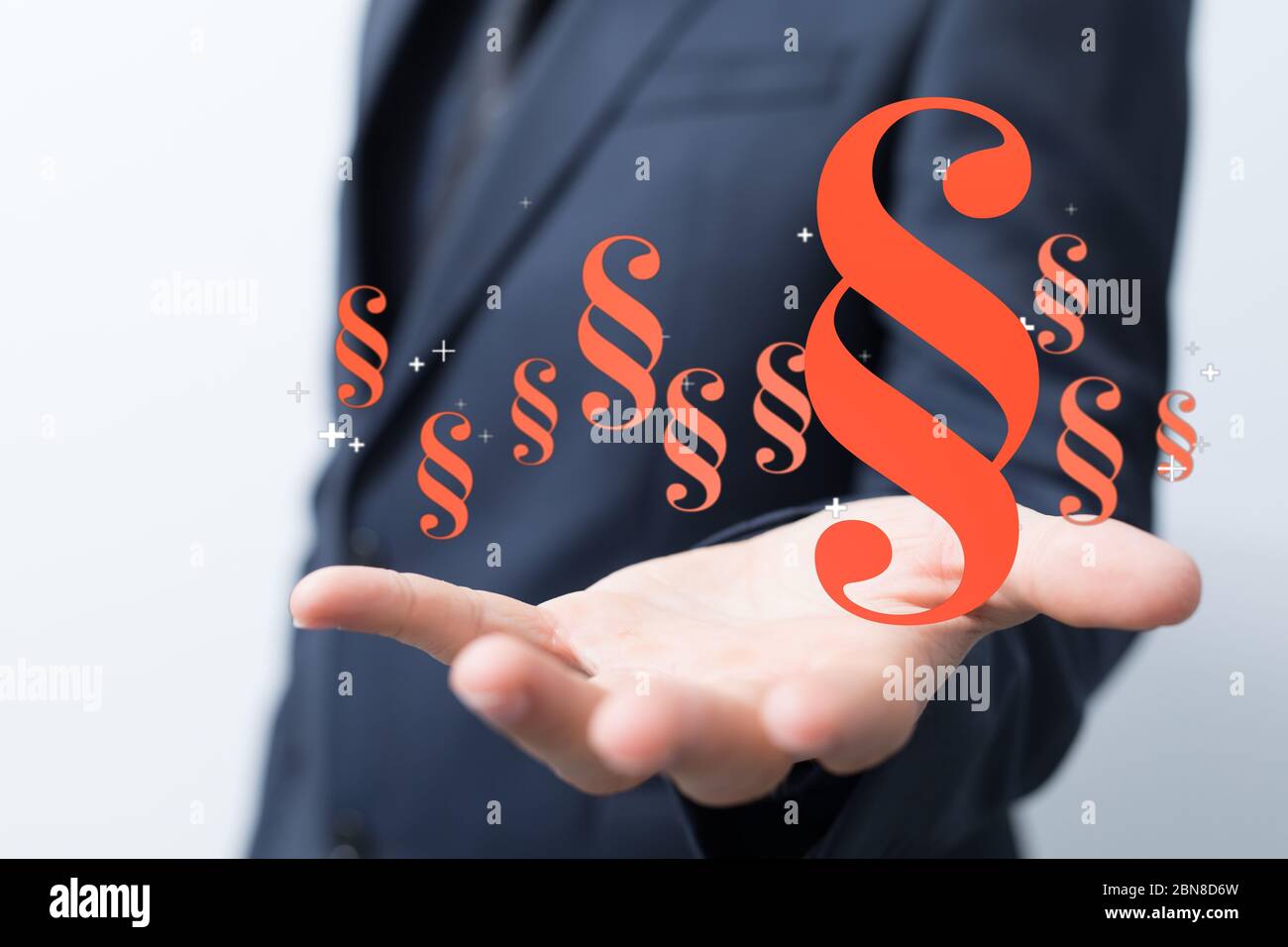 A law digital sign in hand Stock Photo - Alamy
