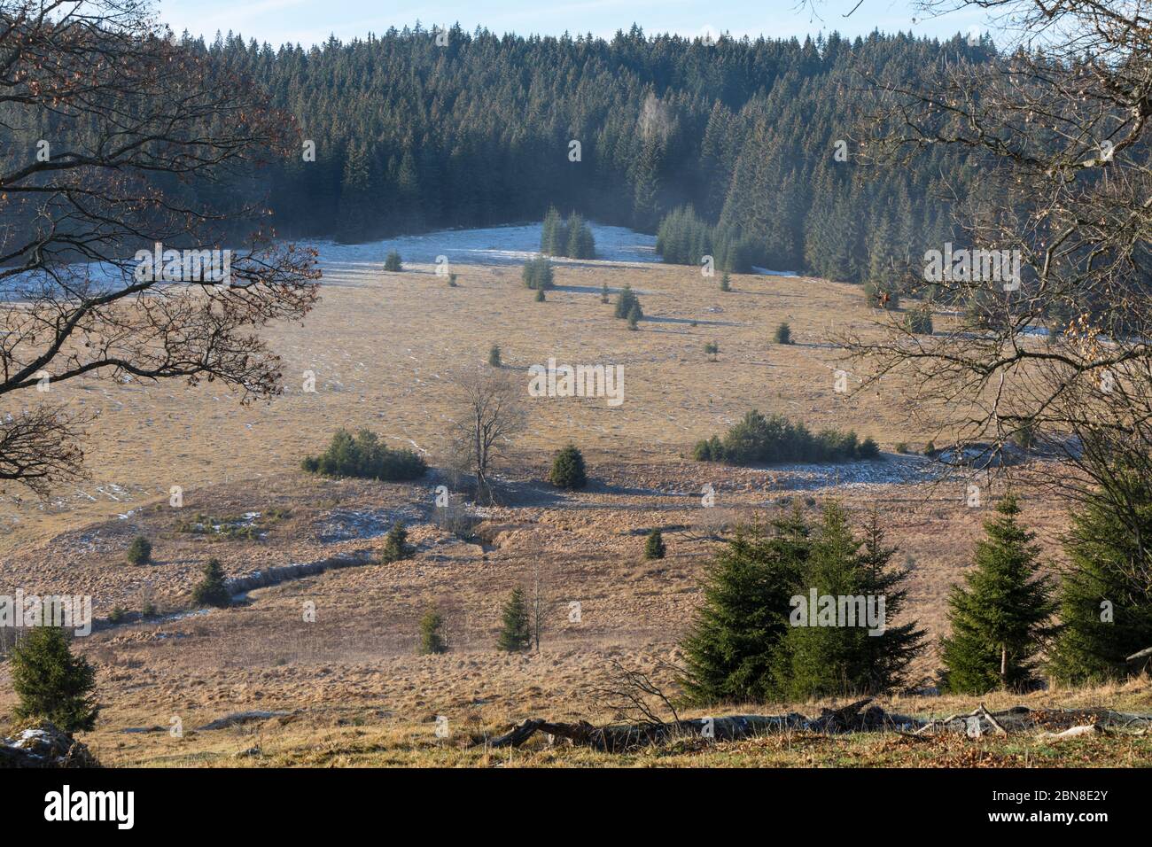 Landschaft im Boehmerwald Stock Photo - Alamy