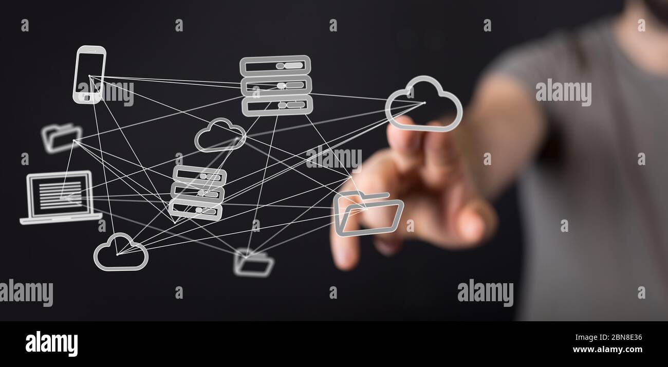 A Data transmission channel. Motion of digital data flow. Transferring ...