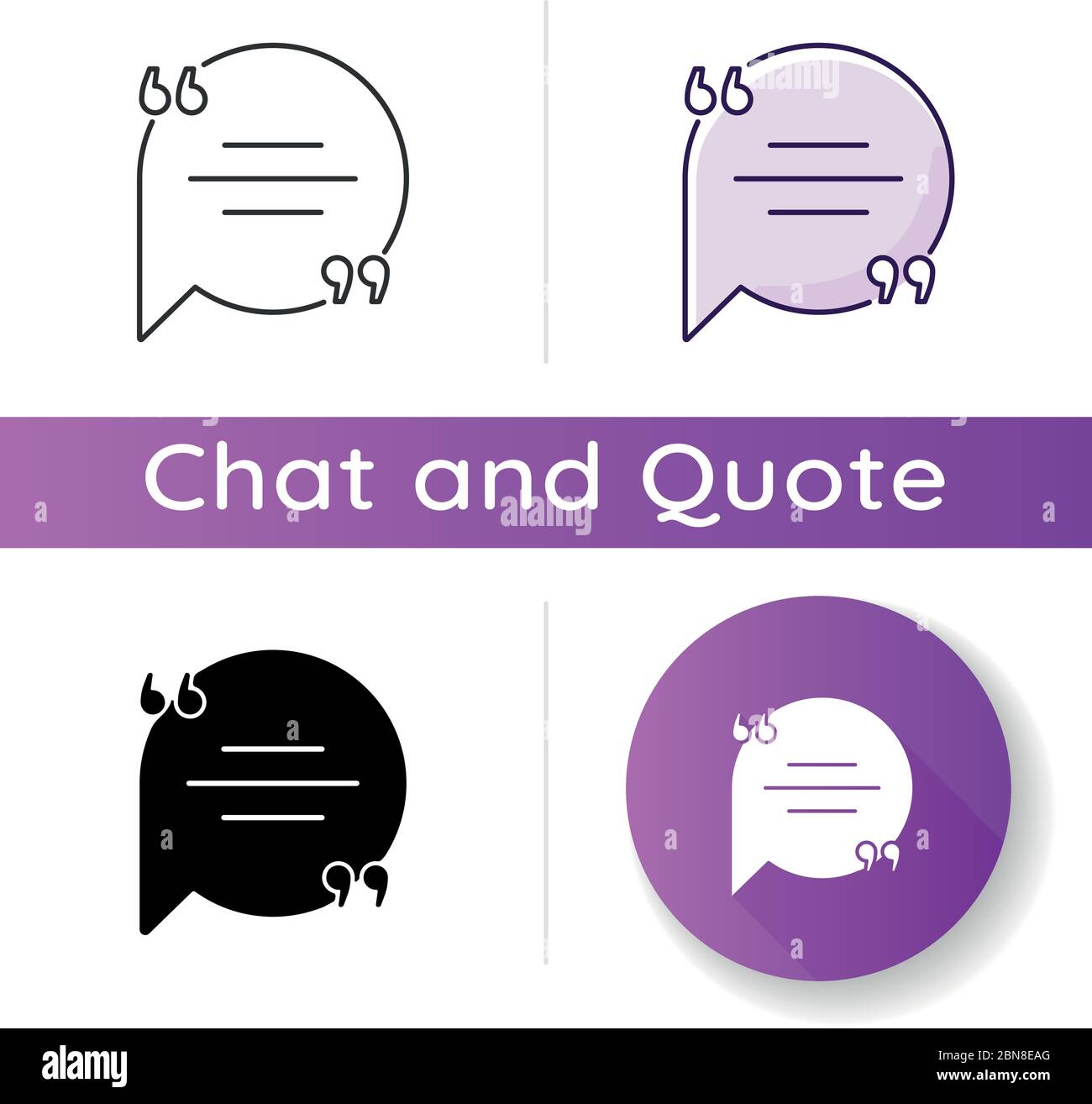 Quotation marks space text Stock Vector Images - Alamy