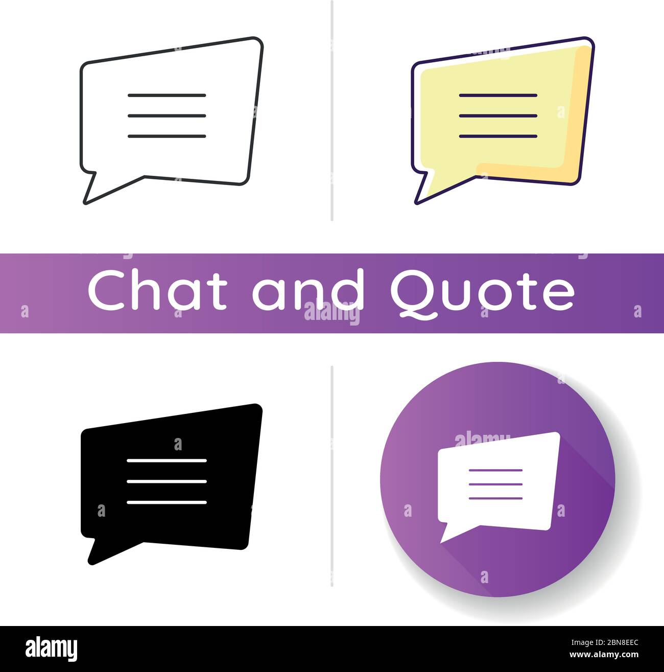 Comment box icon Stock Vector Image & Art - Alamy