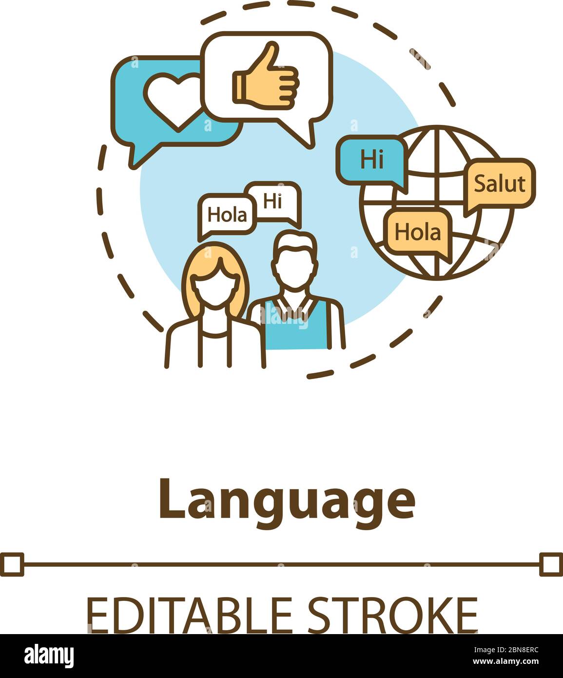 Native people chatting Stock Vector Images - Alamy