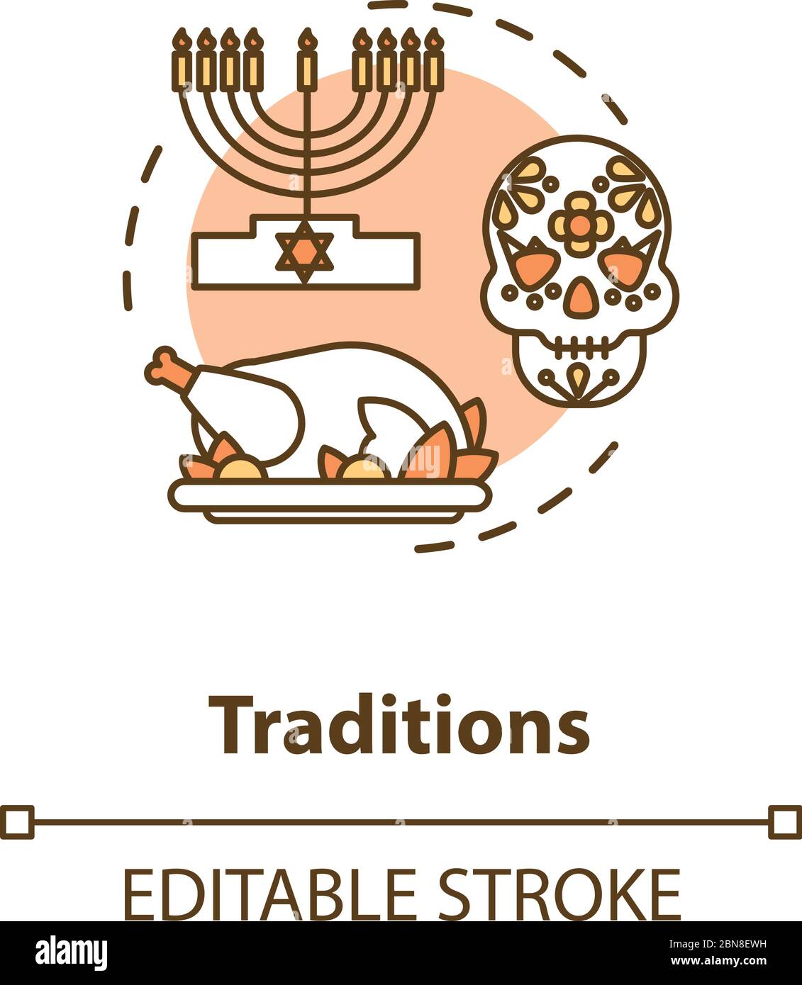 Tradition concept icon Stock Vector Image & Art - Alamy