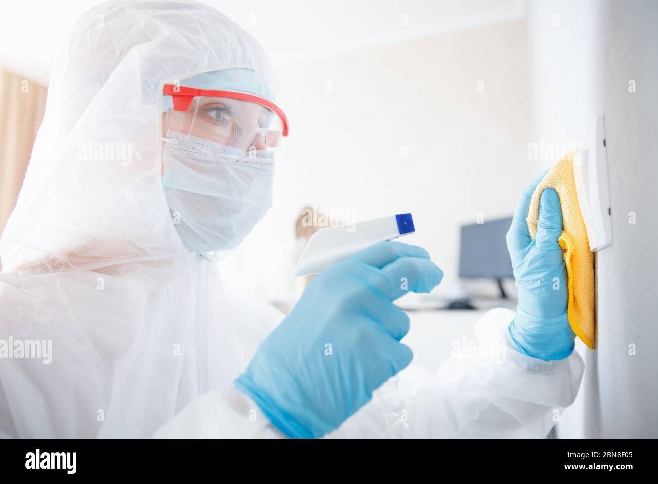 Cleaning and disinfection with antiseptics of viruses and germs ...