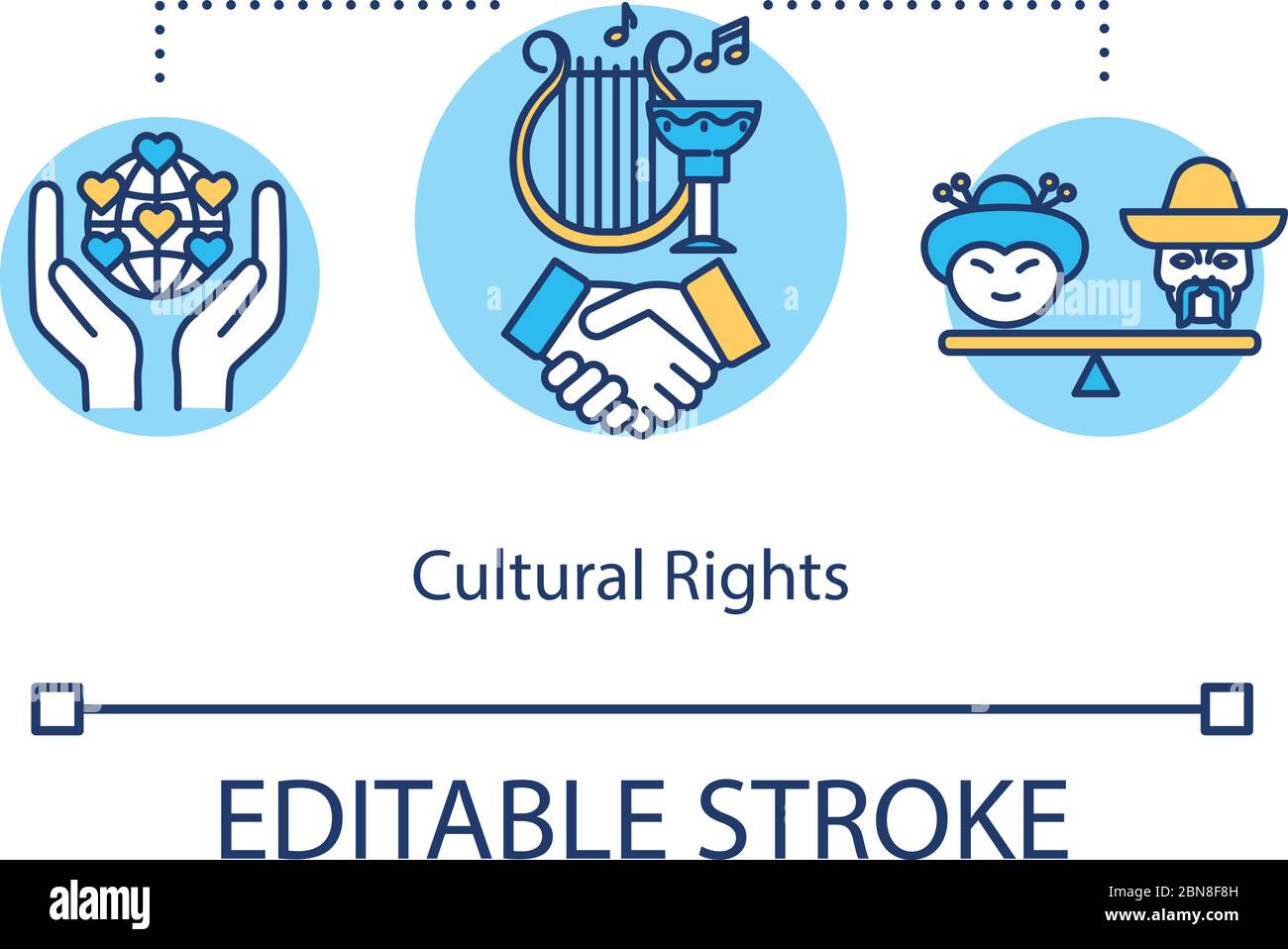 Cultural rights concept icon Stock Vector Image & Art - Alamy