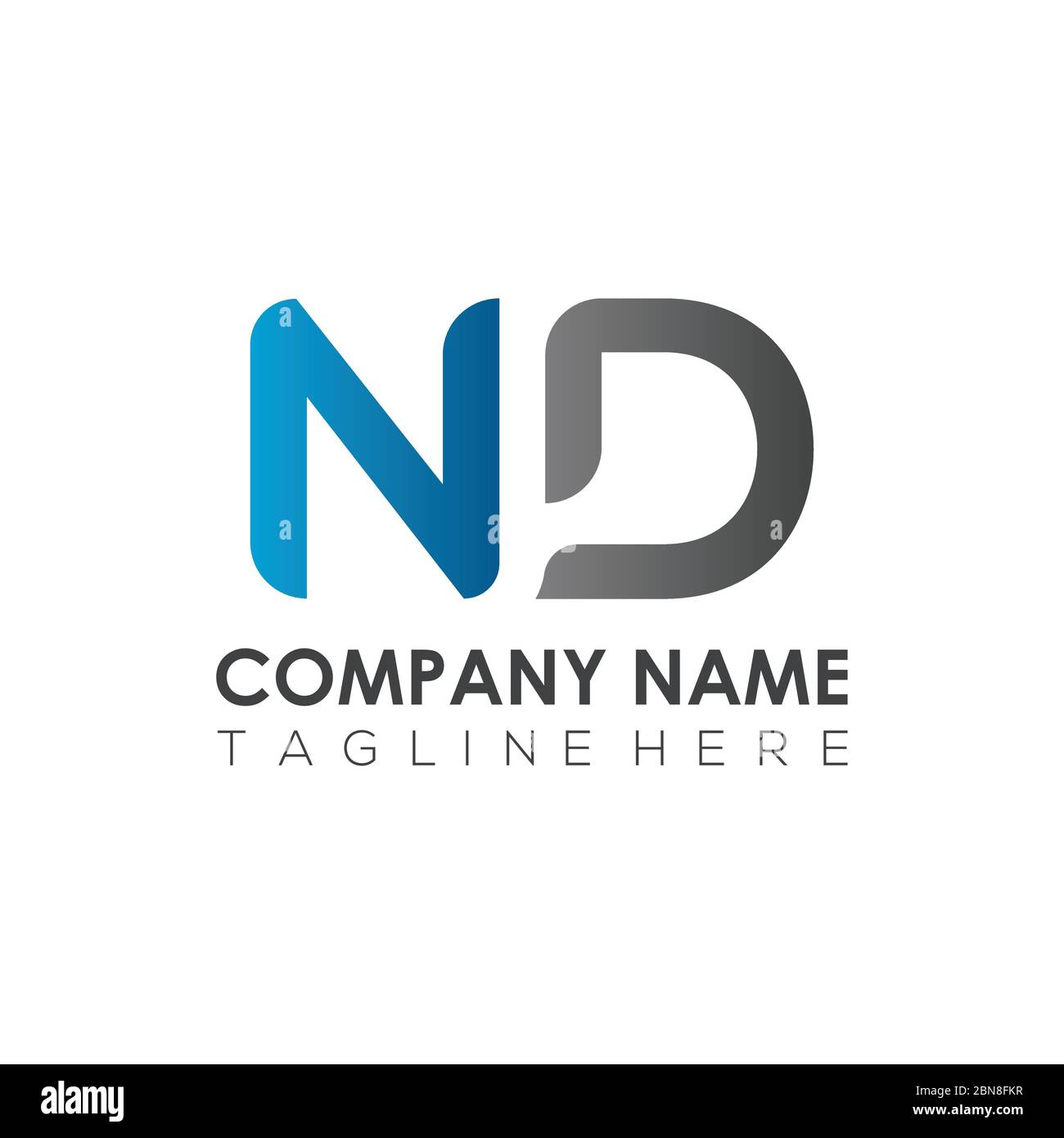N and d logo hi-res stock photography and images - Alamy