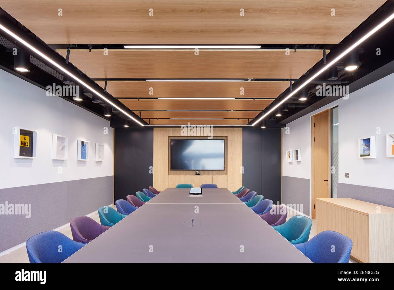 Boardroom. Office interior with smart contemporary design and furniture ...