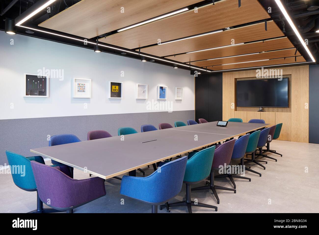 Boardroom. Office interior with smart contemporary design and furniture ...