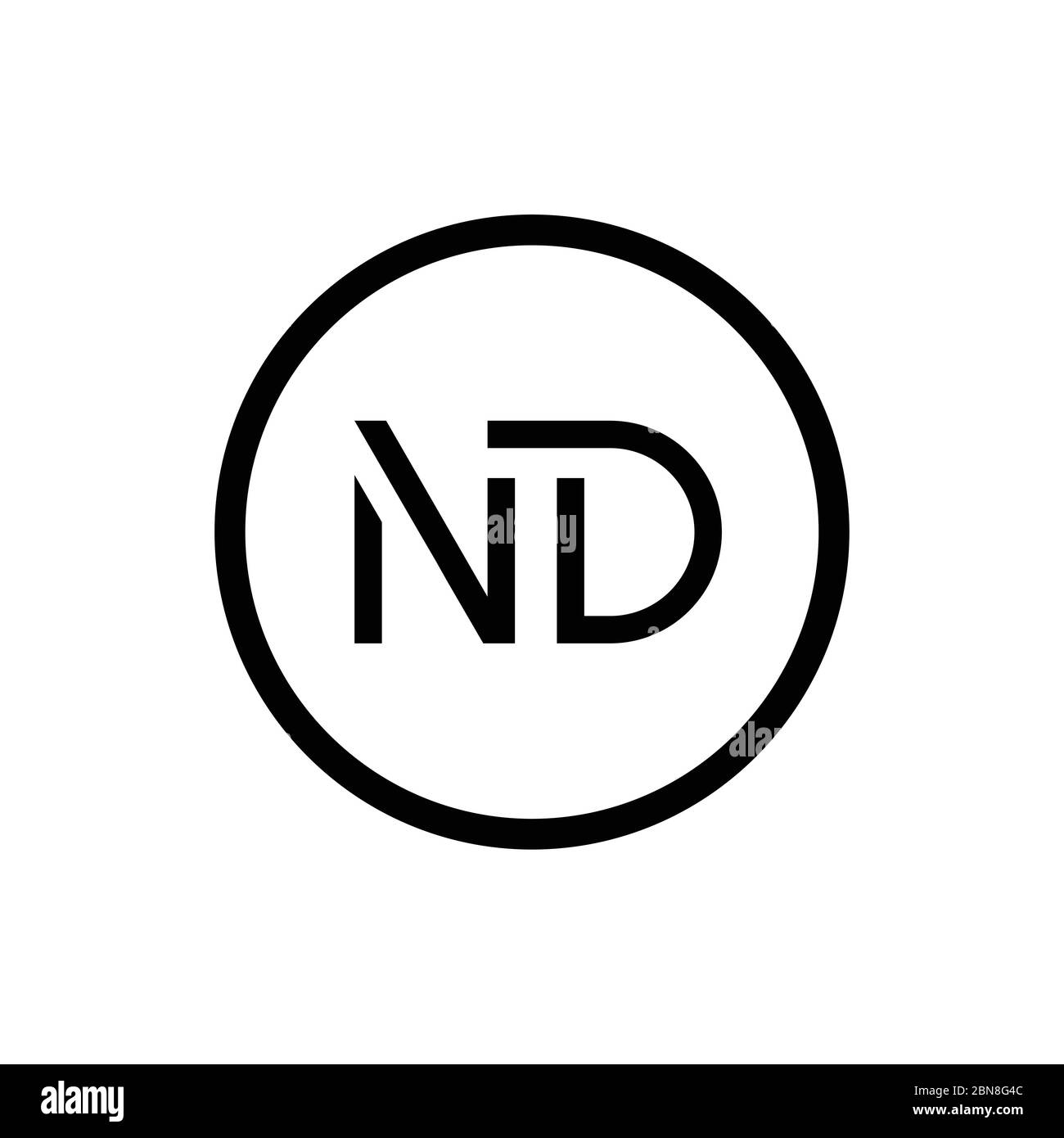 N and d logo hi-res stock photography and images - Alamy