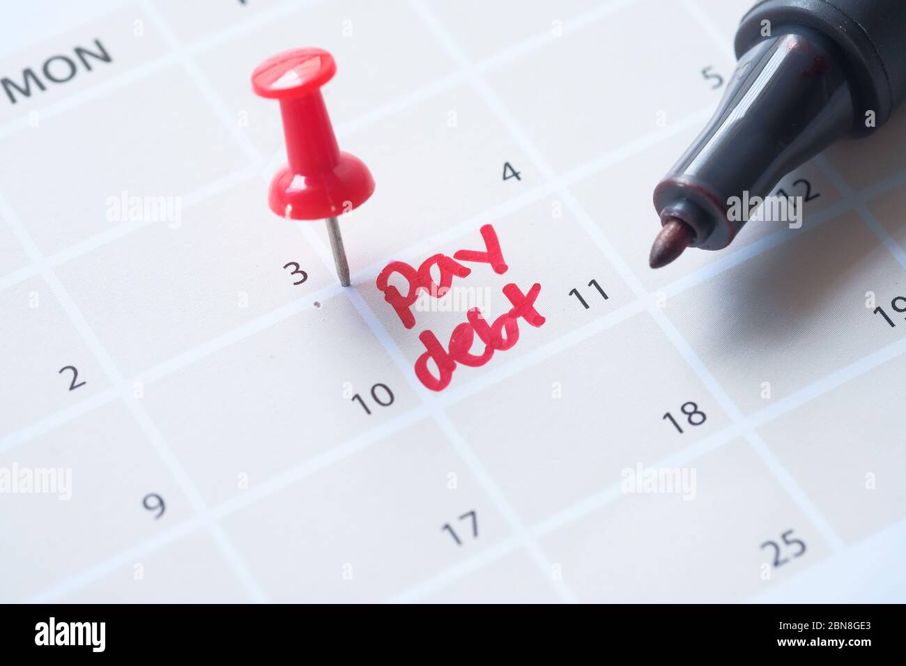 Paying off debt hi-res stock photography and images - Alamy