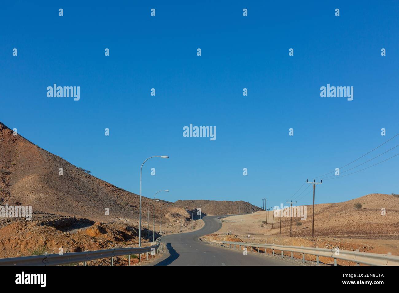 Scenic views of Muscat mountains, Oman Stock Photo - Alamy