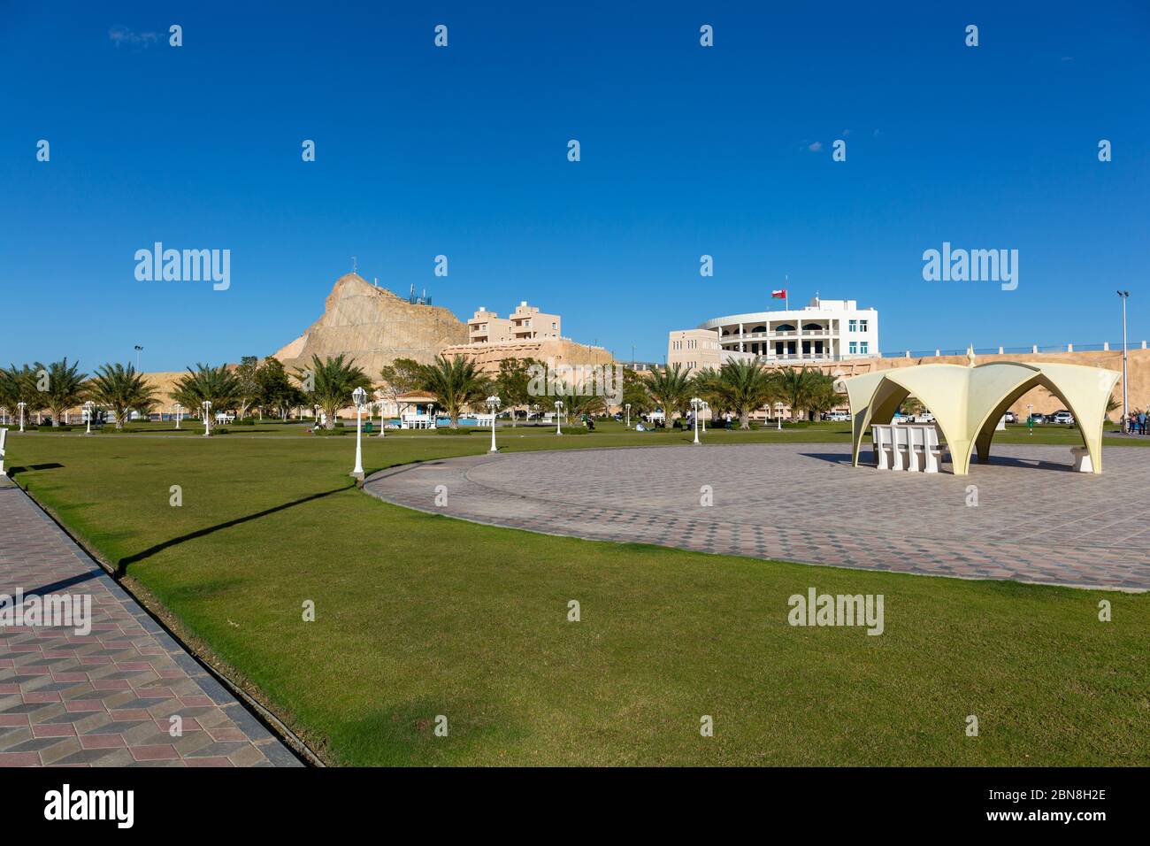 Wadi Dayqah Dam, Qurayyat Oman Stock Photo - Alamy