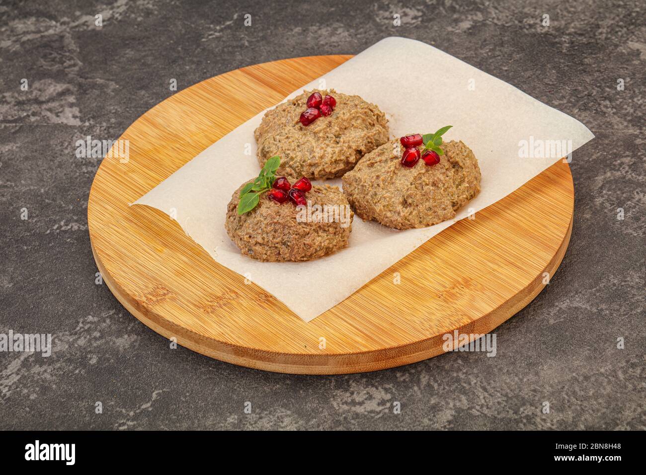 Georgian cuisine - pkhali from beans and spices Stock Photo - Alamy