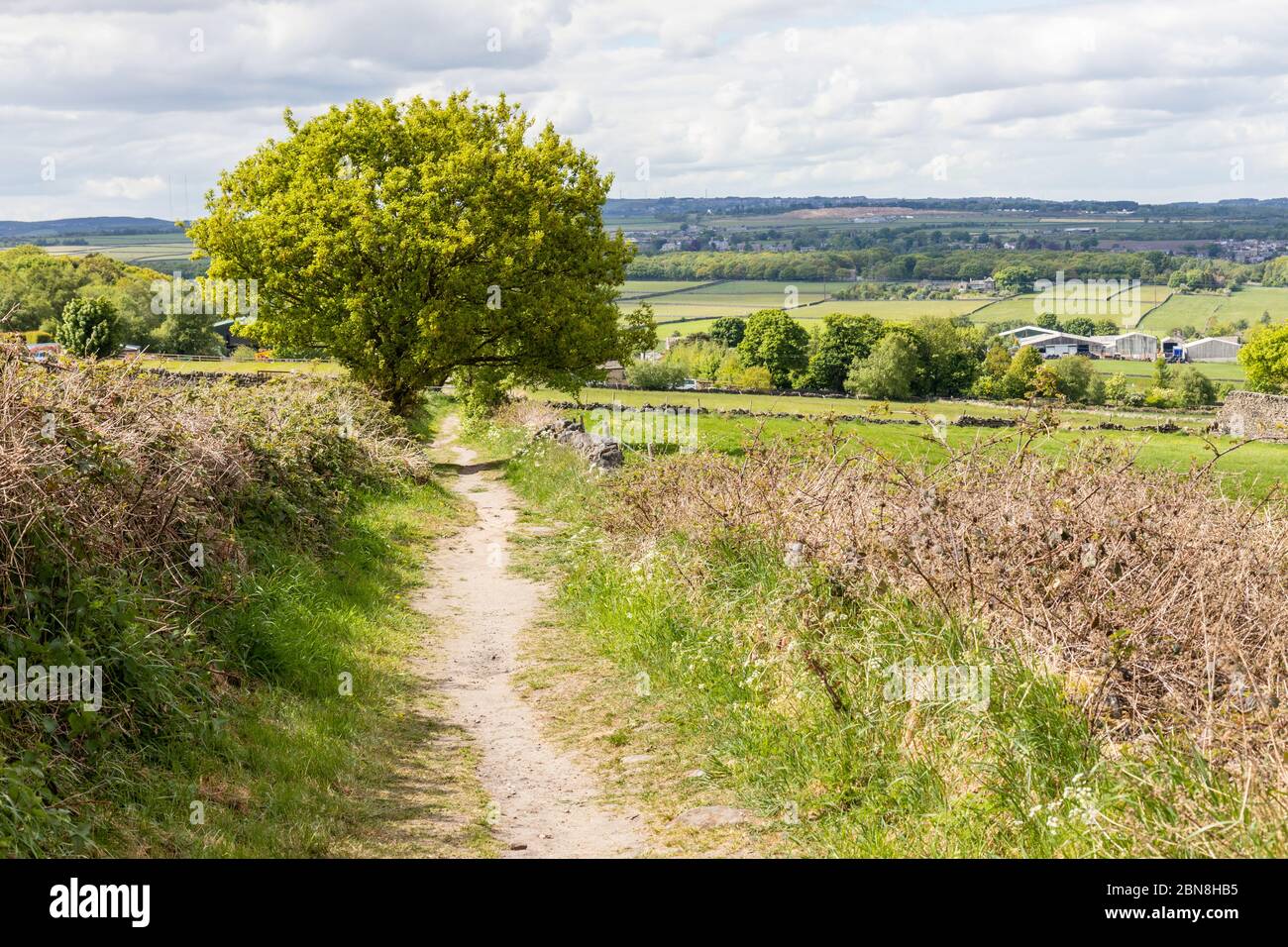 A scene in the Holme Valley, West Yorkshire Stock Photo - Alamy