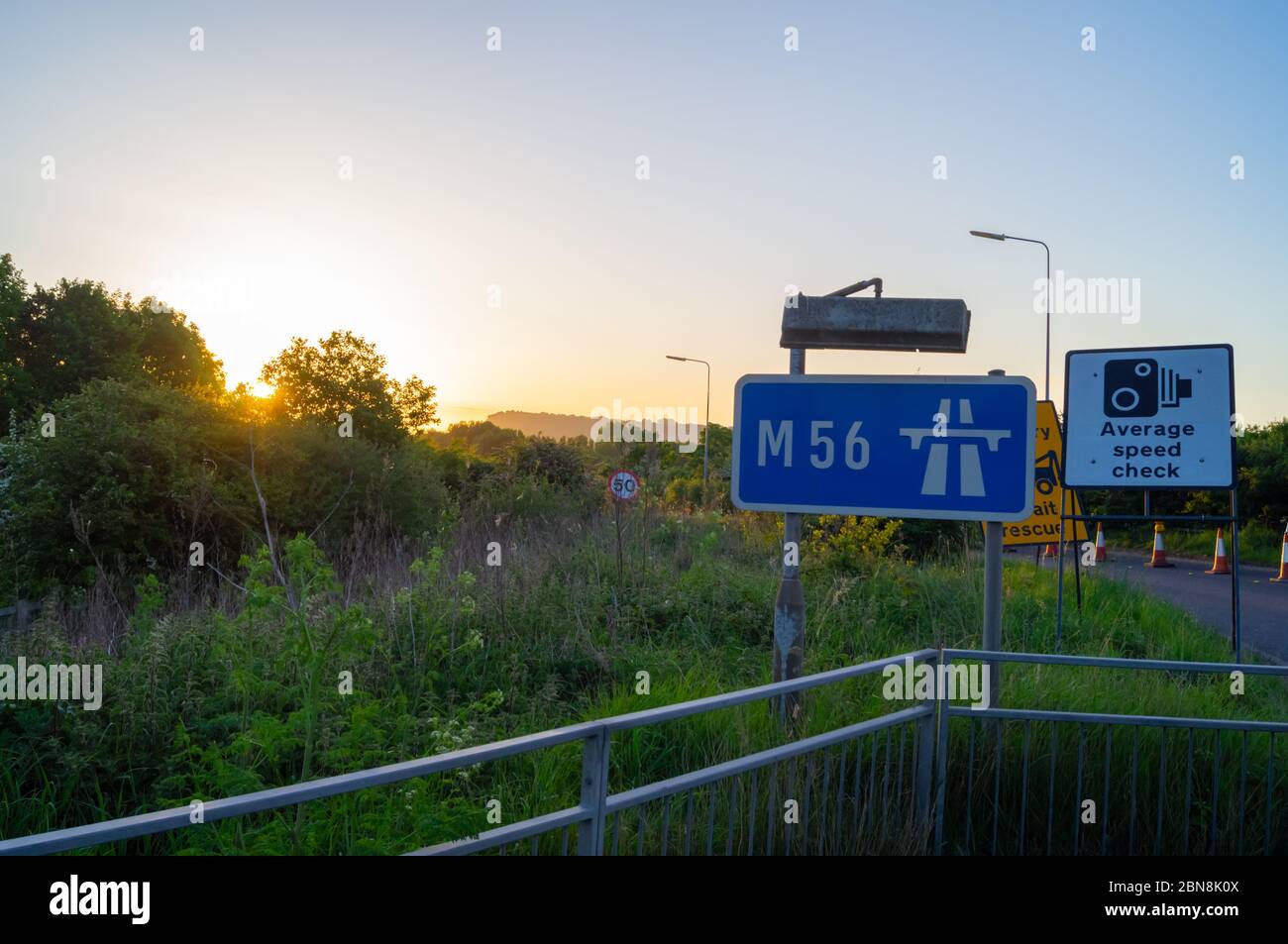 M56 sign hi-res stock photography and images - Alamy