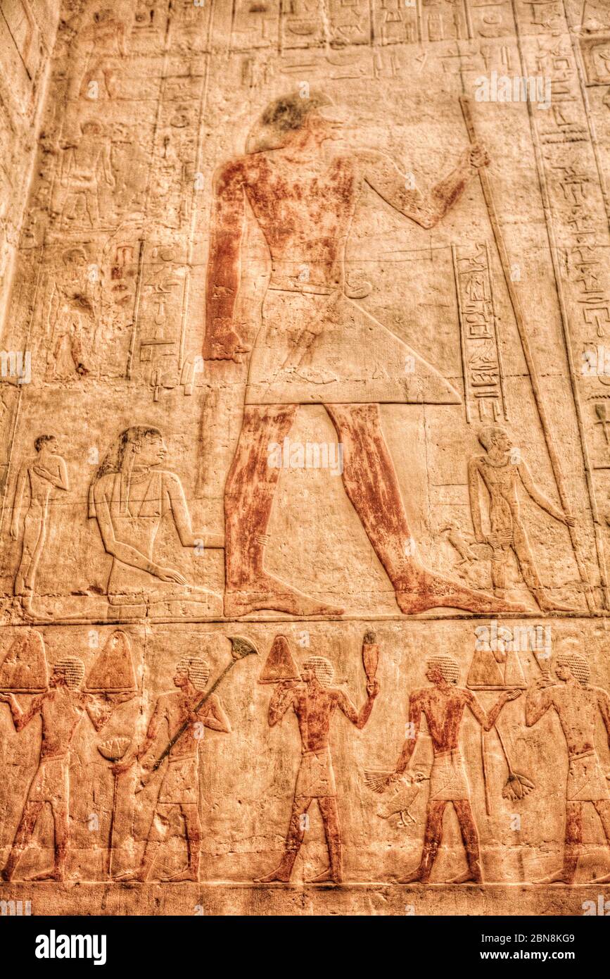 Reliefs, Mastaba of Ty, Necropolis of Saqqara, UNESCO World Heritage ...