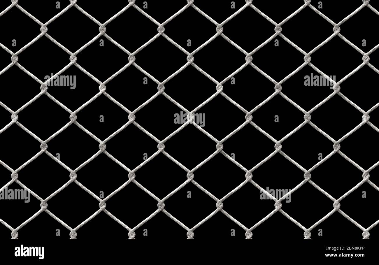 metal chainlink fence Stock Photo - Alamy