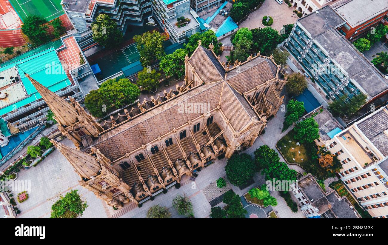 Sacred Heart Cathedral at guangzhou china.The Sacred Heart Cathedral is ...