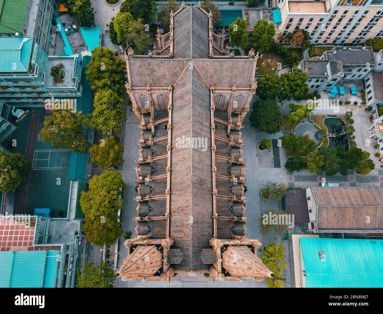 Sacred Heart Cathedral at guangzhou china.The Sacred Heart Cathedral is ...