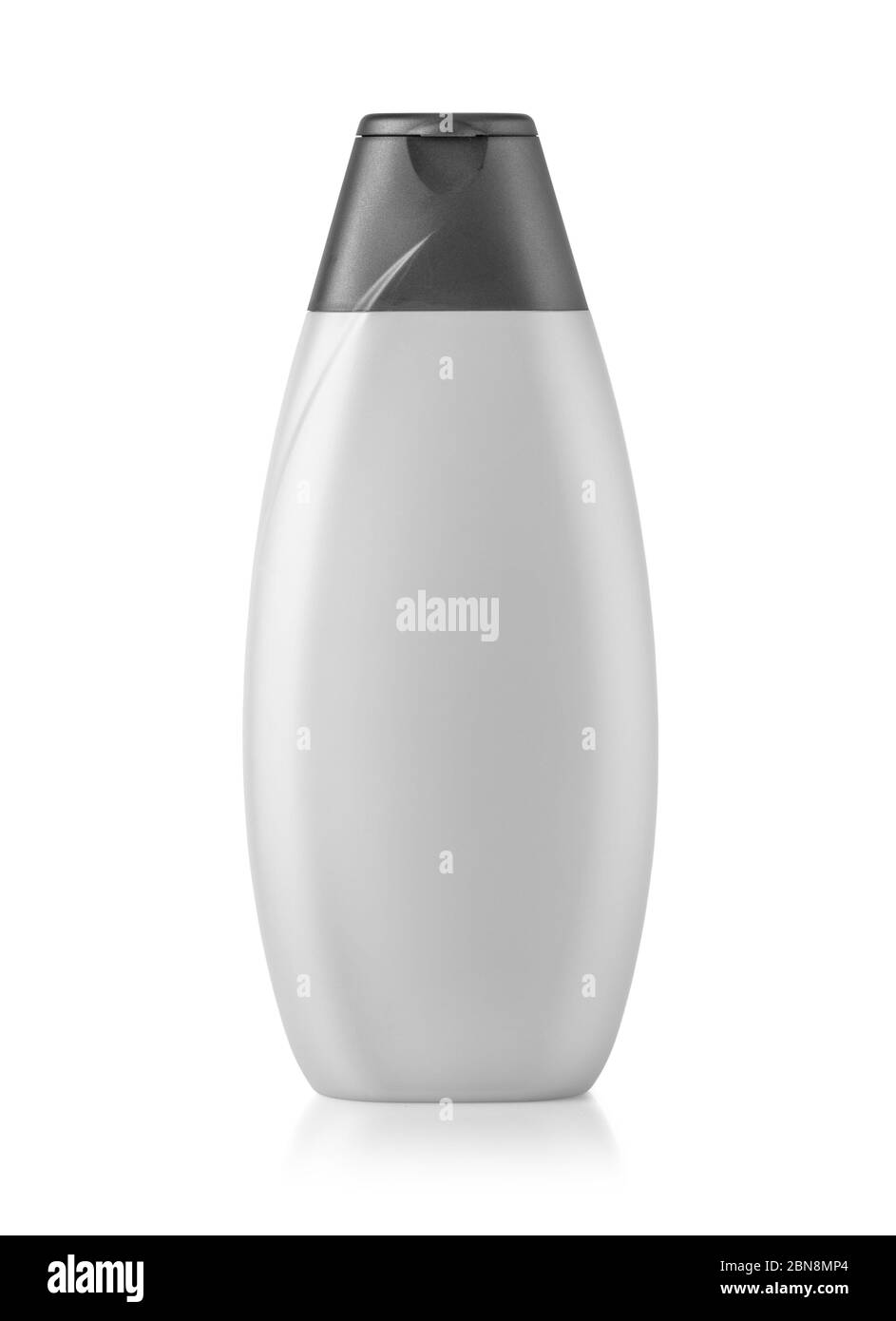 Plastic Shampoo Bottle With Flip-Top Lid. MockUp Template For Your ...