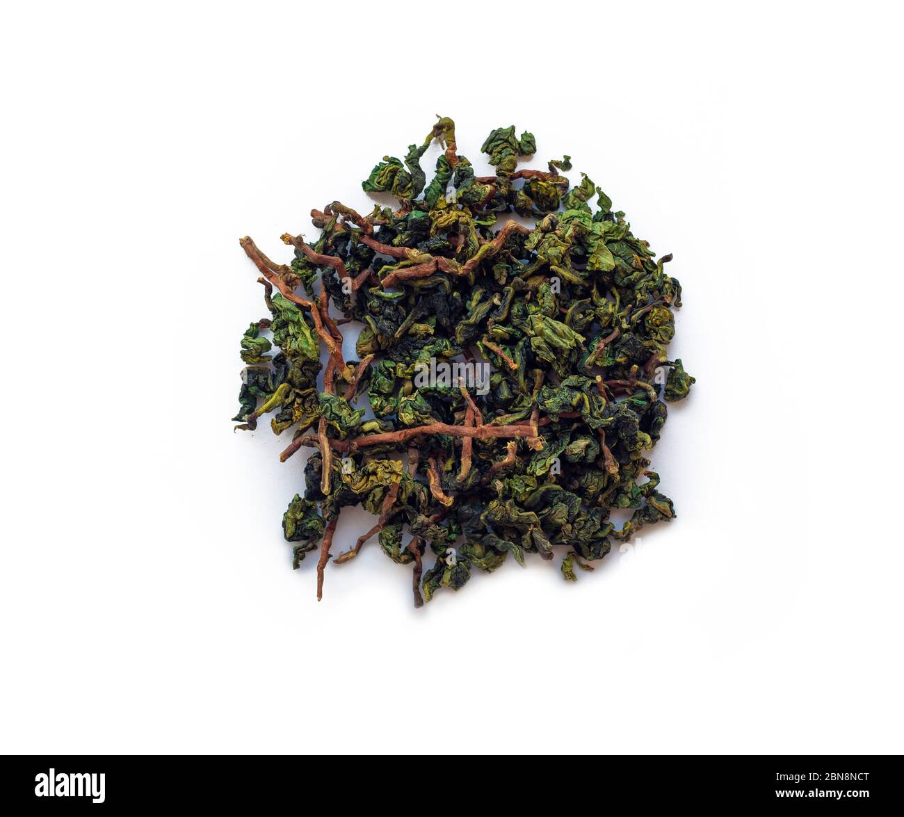 Te Guan Yin mao cha Green Tea, Oolong tea from cuttings laid out in the ...