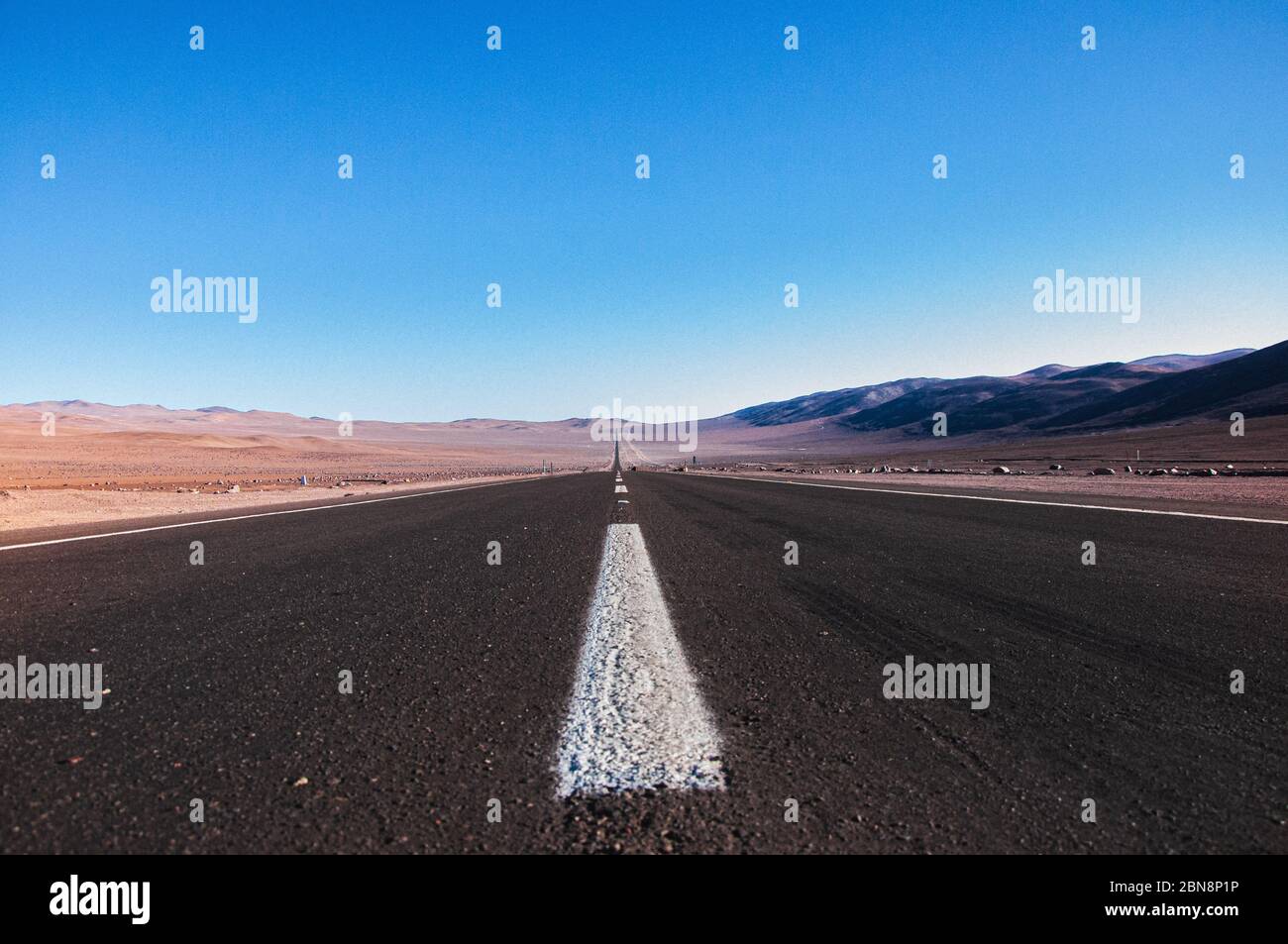 Chile road mountains hi-res stock photography and images - Alamy