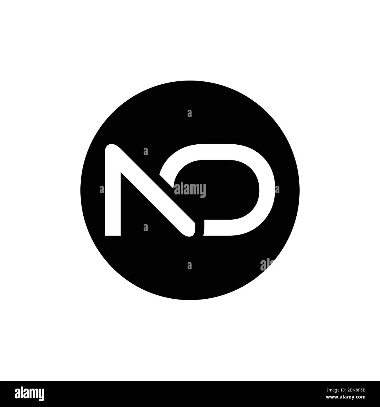 Initial Letter NO Logo Design Vector Template. Creative Abstract NO ...