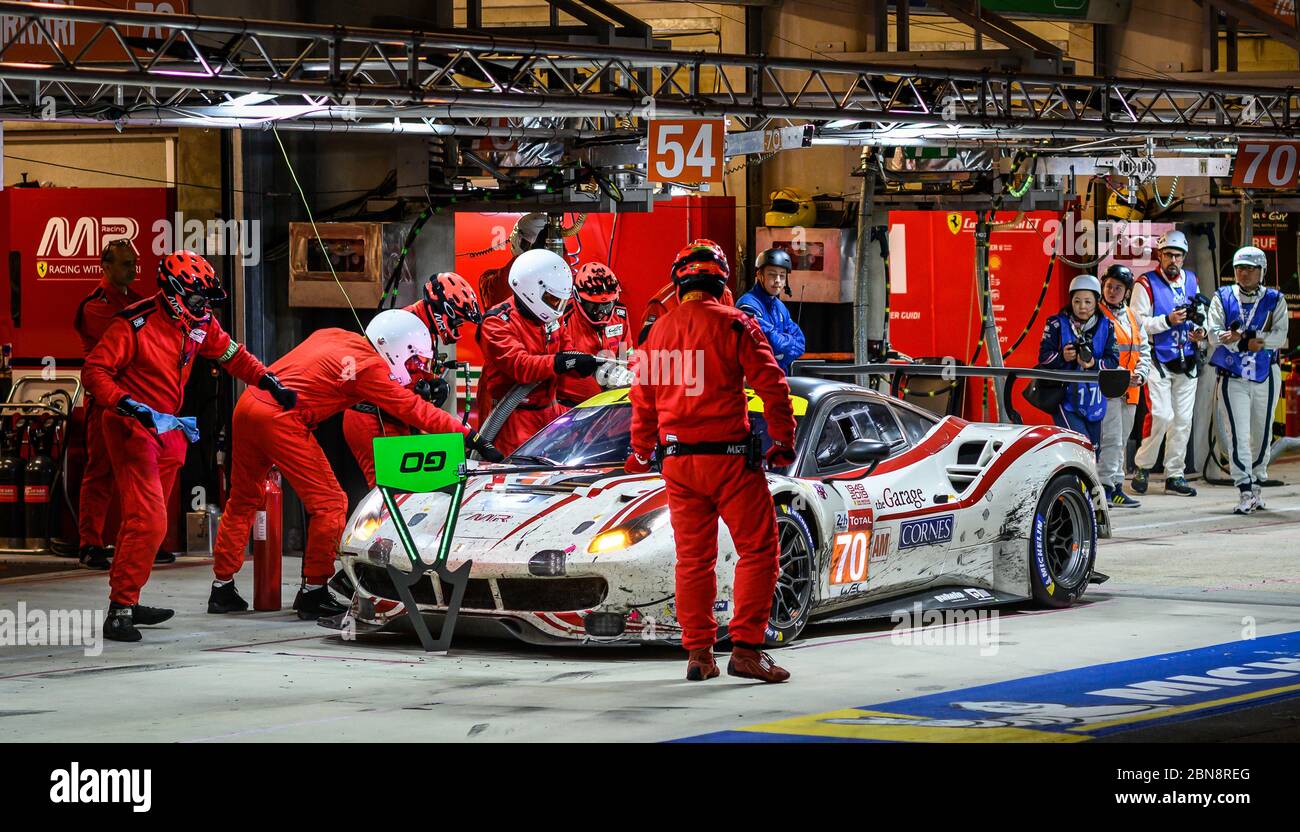Le Mans / France - June 15-16 2019: 24 hours of Le Mans, MR Racing Team ...