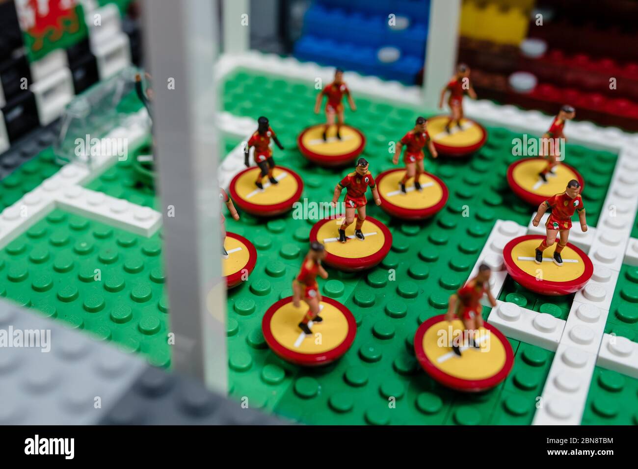 MERTHYR TYDFIL, WALES - 13 MAY 2020: Sprit Of 58 Cymru 2020 Ewro top ...