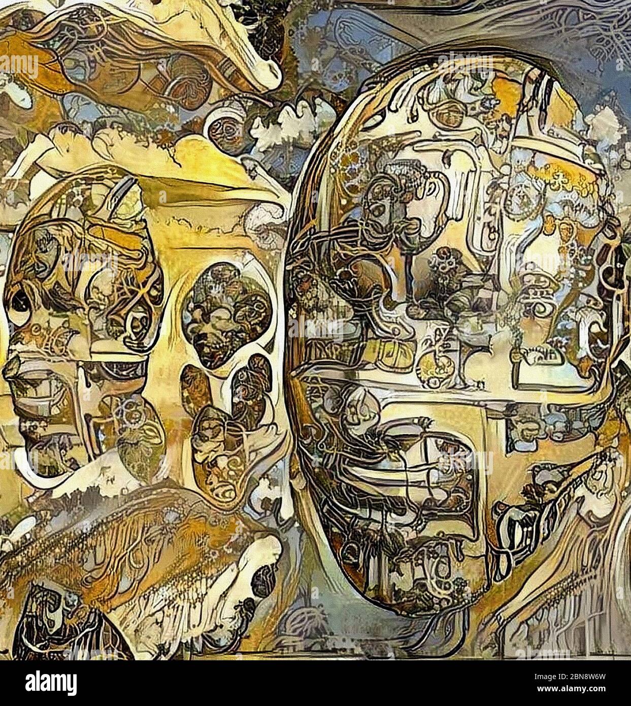 Surreal faces hi-res stock photography and images - Alamy