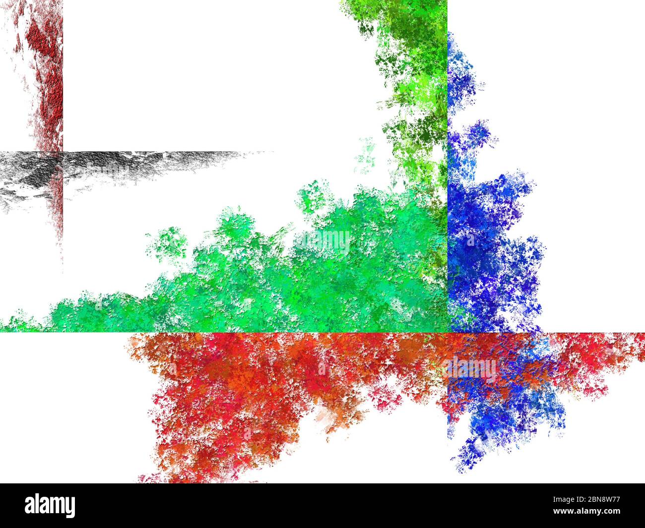 Colorful abstract. Digital modern art Stock Photo - Alamy