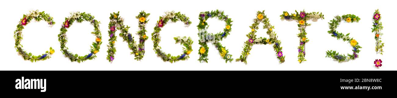 Congrats word hi-res stock photography and images - Alamy