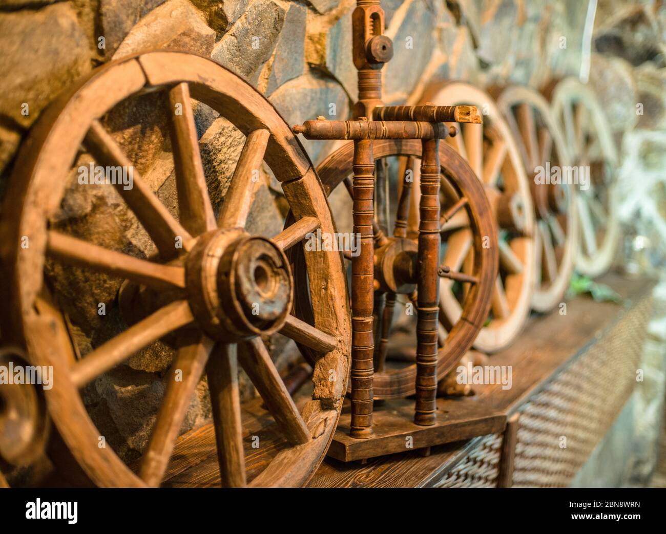 Stone wheel ancient cart hi-res stock photography and images - Alamy