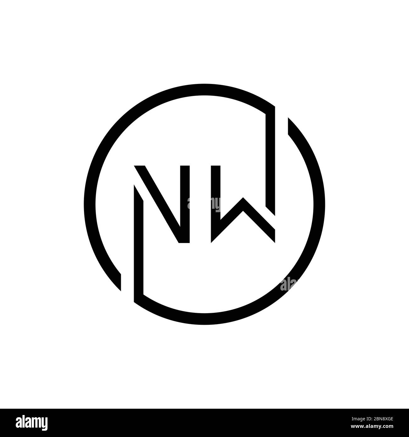 Nw logo design hi-res stock photography and images - Alamy Nw logo design hi-res stock photography and images - Alamy