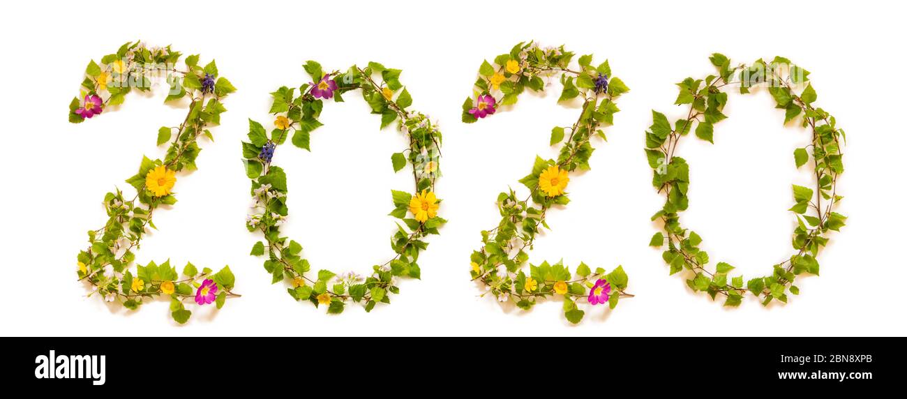 Happy new year colorful letters Cut Out Stock Images & Pictures - Alamy