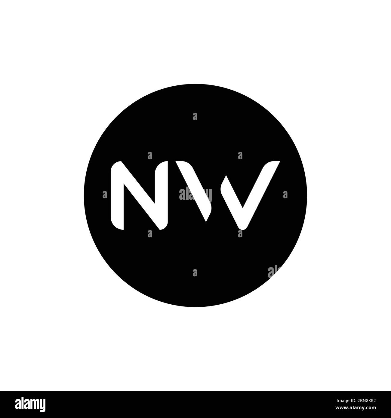 Initial Letter NW Logo Design Vector Template. Creative Abstract NW ...