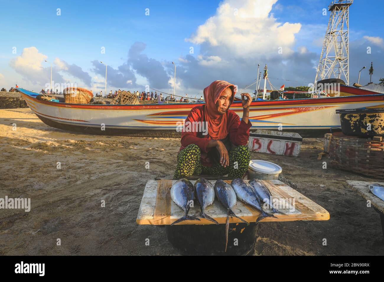 Kedonganan fish market in bali hi-res stock photography and images - Alamy