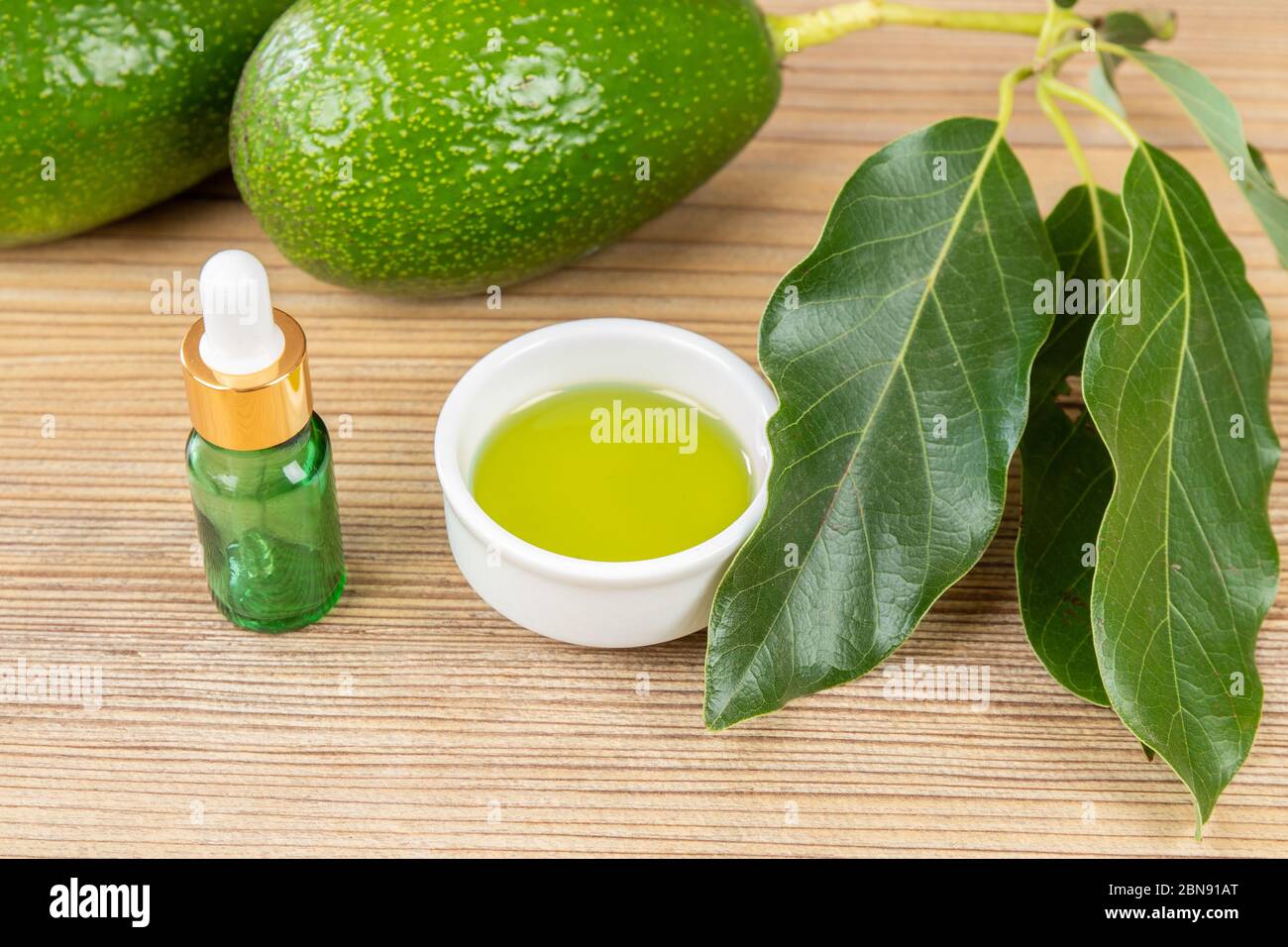 Cosmetic avocado oil in dropper bottle, mock up. Glass bottle. Avocado ...