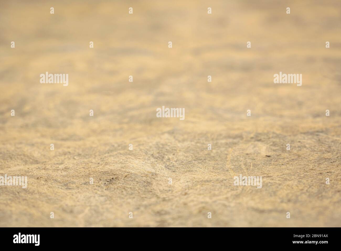 background and texture of beige handmade amate paper with a selective ...