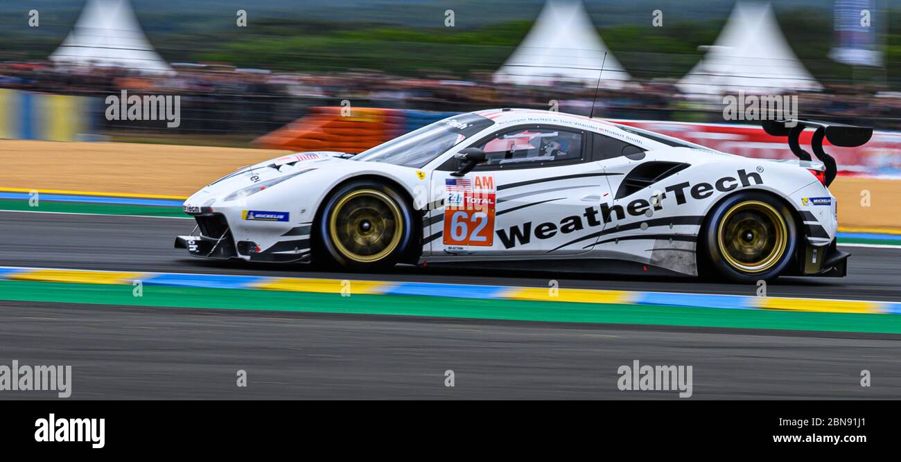 Le Mans / France - June 15-16 2019: 24 hours of Le Mans, WeatherTech ...